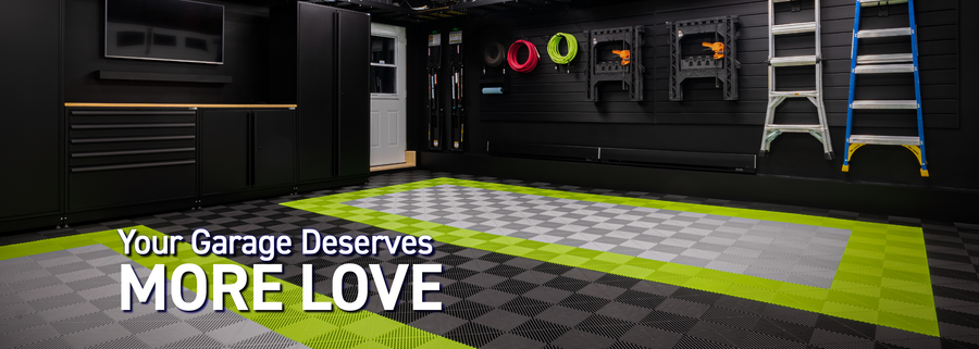 Lifts, Cabinets, Racks & Flooring - Custom Storage | Proslat Garage