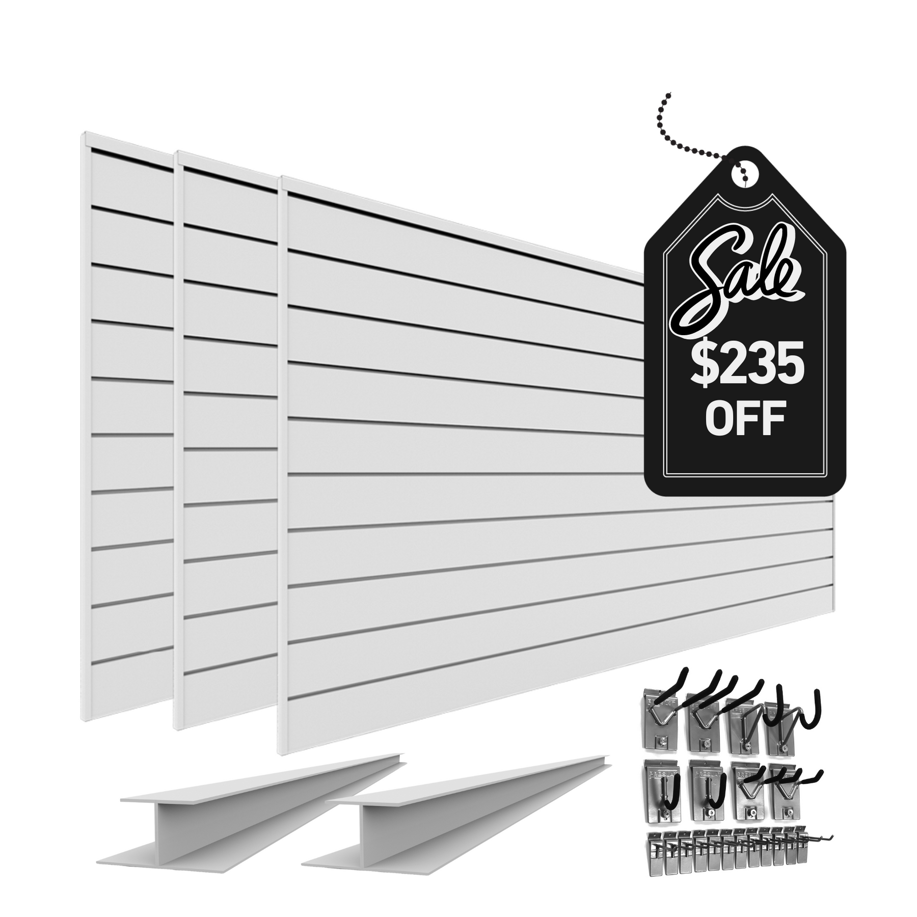 PVC Slatwall Standard Bundle
