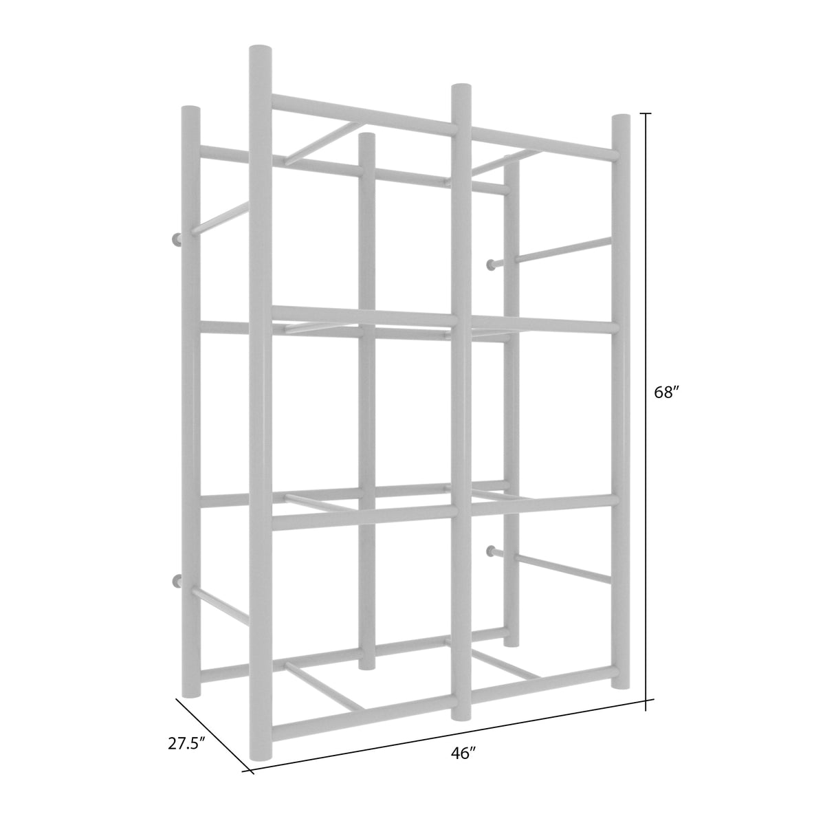 Bin Warehouse Rack – 8 Totes