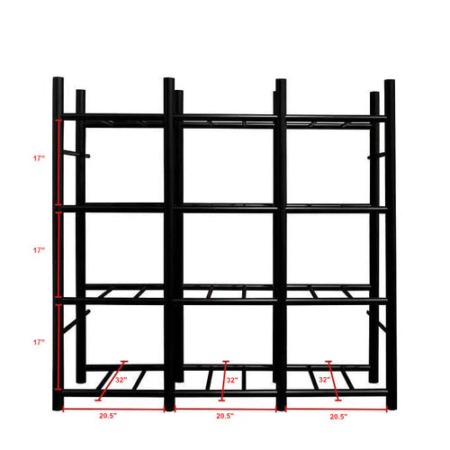 Bin Warehouse Heavy-Duty 12 tote Rack