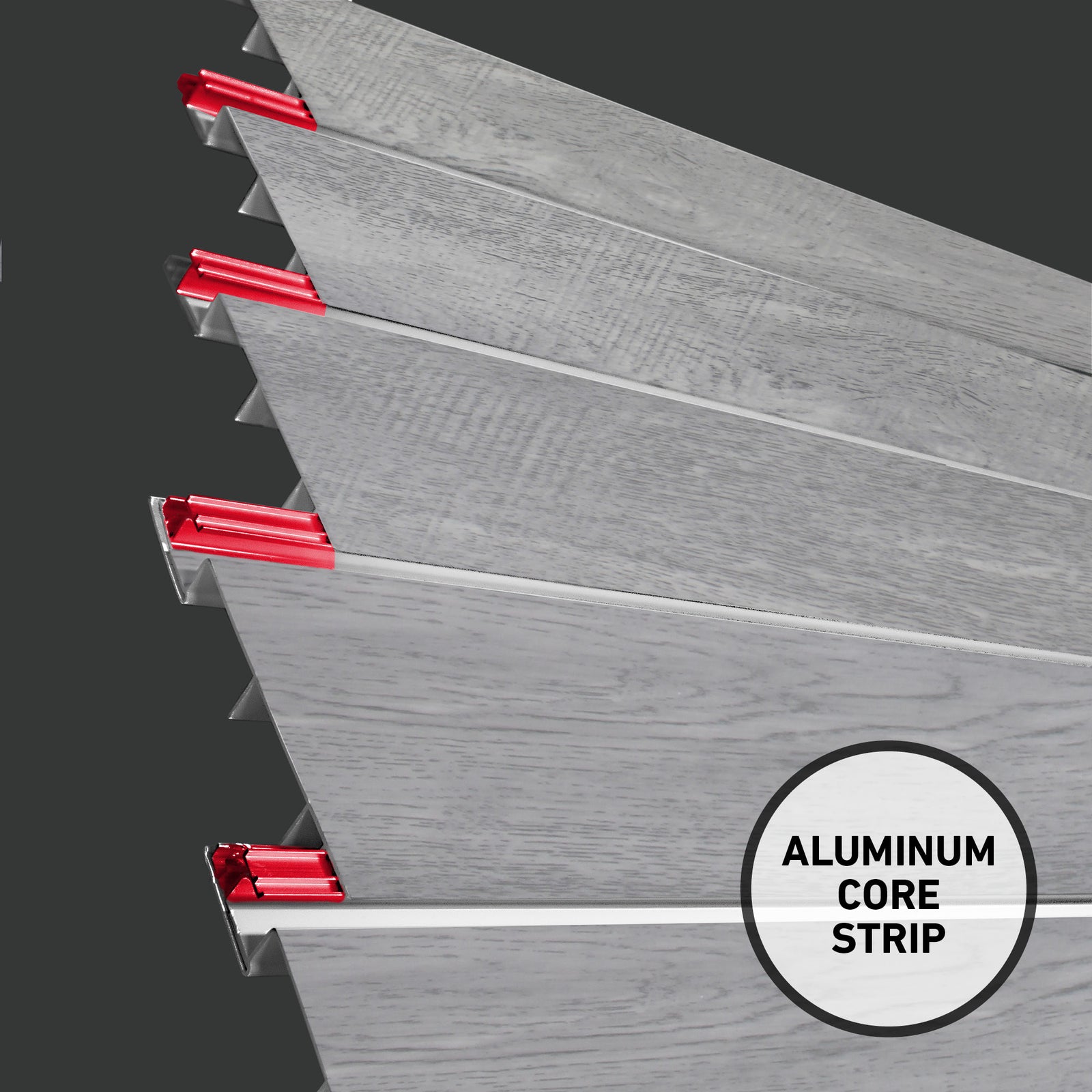 Black or Silver Carbon Fiber, Wood Finish PROCORE+ Slatwall with ...