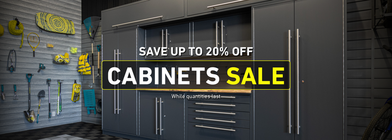 Lifts, Cabinets, Racks & Flooring - Custom Storage | Proslat Garage