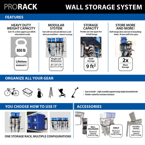 Proslat 12 ft ProRack Storage Shelf