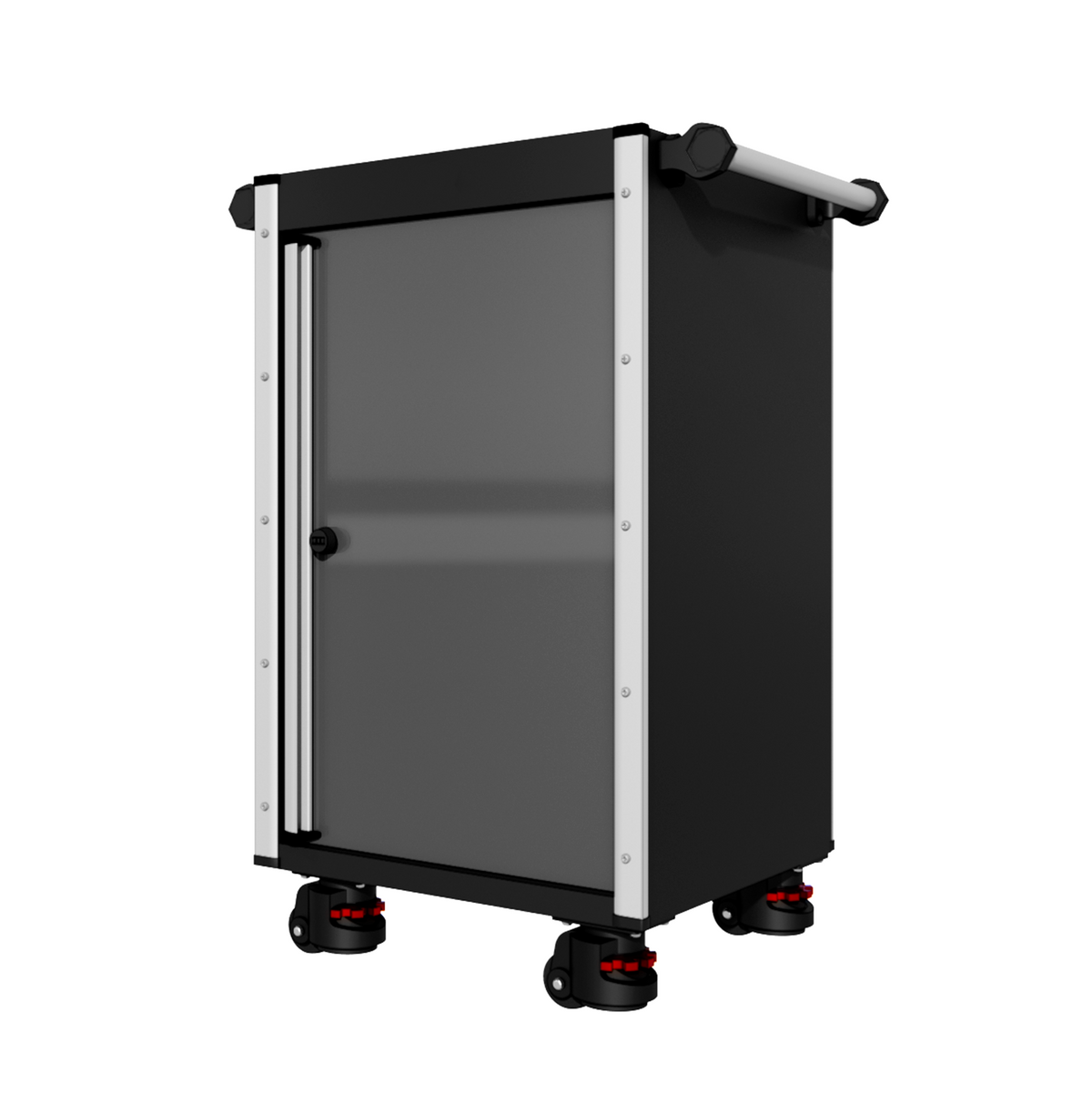 22 Series - Locker - Silver Handles - Foot Casters