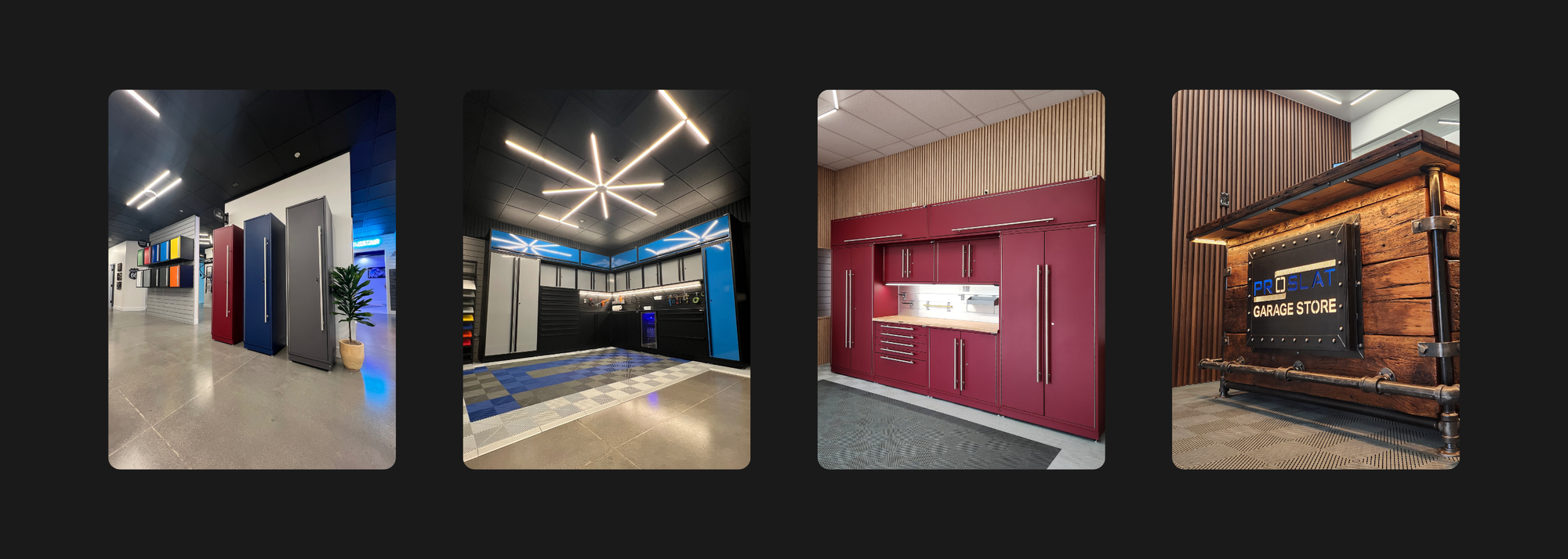 Lifts, Cabinets, Racks & Flooring - Custom Storage | Proslat Garage