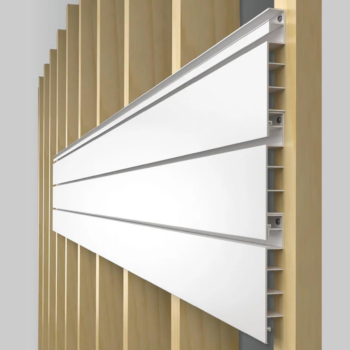 PVC Slatwall - Garage Wall Storage Slats